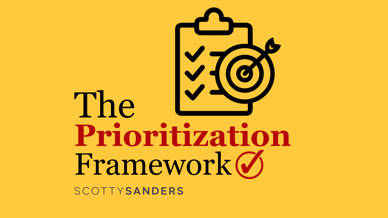 The Prioritization Framework - Scotty Sanders
